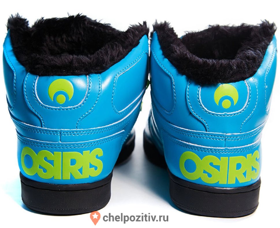 Кеды OSIRIS NYC 83 SHEARLING TEAL/LME/BLK купить в POZITIV